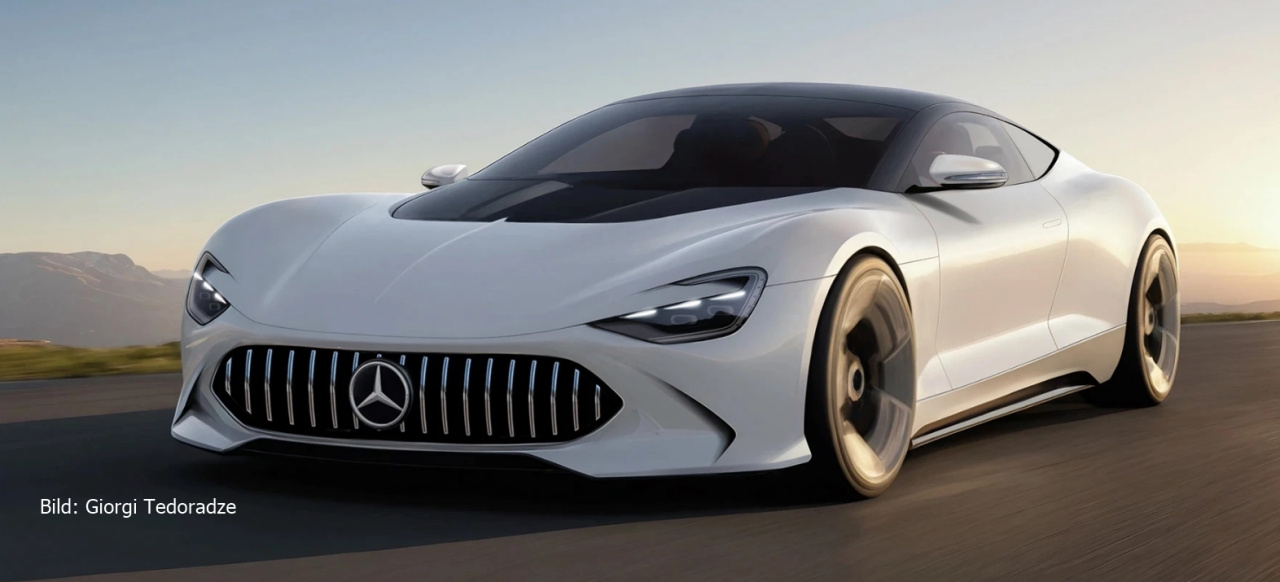 Mercedes von morgen: Mercedes SLA 2027 - Vision eines GT-Sportwagens ...