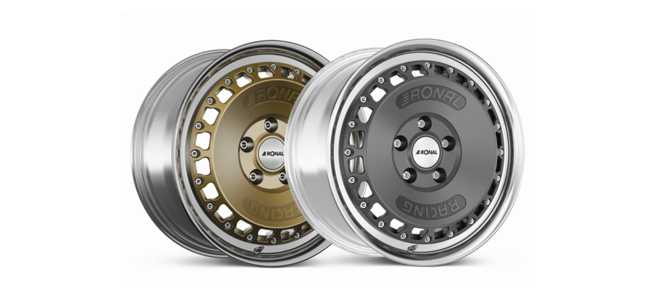 Mehrteilige RONAL Felge RR10 RACING: Klassisches Sportrad für Mercedes ...