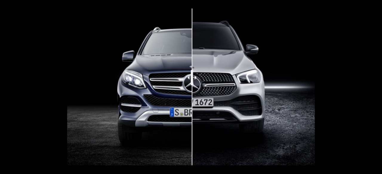 Kopf an Kopf: W166 vs. W167: Gesichtsvergleich: Mein lieber Mercedes GLE - wie sehr hast Du dich ...