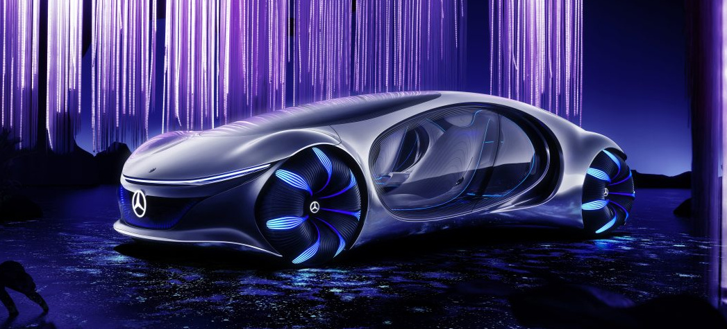Mercedes-Benz Showfahrzeug-Premiere auf der CES 2020: Showcar mit ganz ...