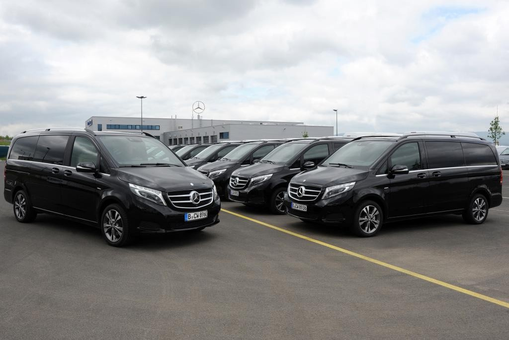 Mercedes-Benz CharterWay Miete: V-Klasse als VIP-Shuttlefahrzeug : Die ...