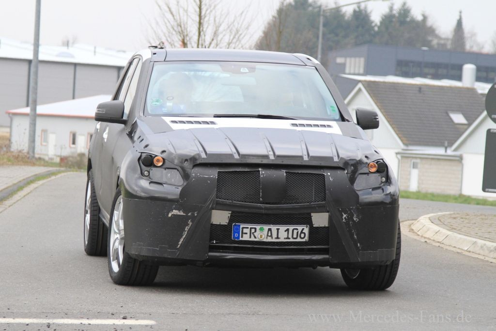 Erwischt: Mercedes ML AMG Erlkönig: Erste Bilder vom Prototypen des ...
